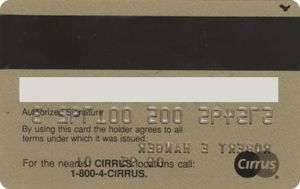 Bank Card: First Arizona Savings - Check Guarantee Card (First Arizona ...