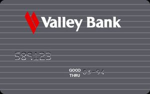 Bank Card: Valley Bank - ATM Card (Valley Bank of Arizona, United ...