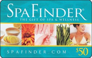 Gift Card: SpaFinder (SpaFinder, United States of America(SpaFinder ...