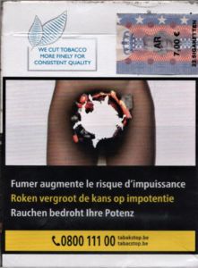 Cigarette Pack: L&M Silver Label Fine Cut (BelgiumCol:BE-CT-0013