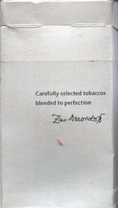 Cigarette Pack: Davidoff One (United Arab EmiratesCol:AE-CT-0060