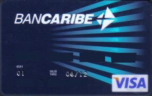 Bank Card: BANCARIBE (Banco Del Caribe, VenezuelaCol:VE-VI-0093.01