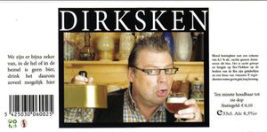 Drink Label: Dirksken (3 Fonteinen, BelgiumCol:BE-BEER-022809