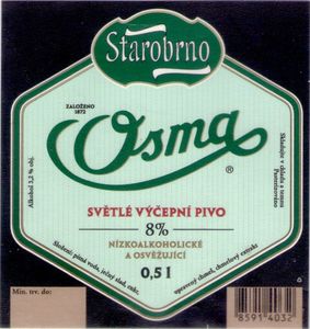 Drink Label: Sx-Starobrno Osma (Pivovar Starobrno Brno, Czech ...