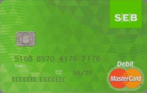 Bank Card: MasterCard Debit (SEB Bank, LithuaniaCol:LT-MC-0016