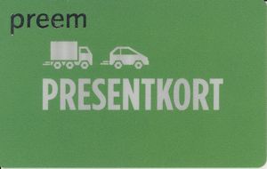 Gift Card: Preem Presentkort (Preem, Sweden(Preem) Col:S-Preem-009