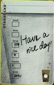 礼品卡: Your Favorite Drink MSR Card With Gift Box Set (Starbucks, 中华人民共和国 ...