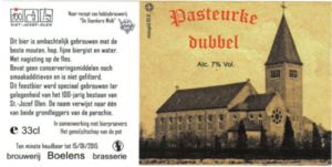 Drink Label: Pasteurke Dubbel (Boelens, BelgiumCol:BE-BEER-022875