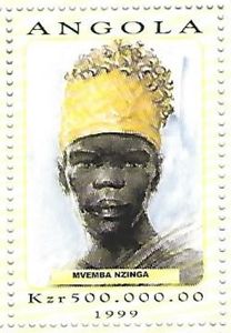 Stamp: King Mvemba Nzinga (Angola) (Monarchs of Angola (1999)) Mi:AO ...