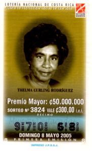 Billete de Lotería: Thelma Curling Rodríguez, Draw 3824 (Lotería ...