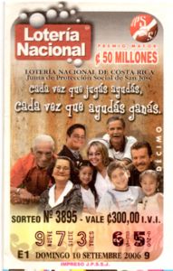Lottery Ticket: Cada Vez que Ayudas, Ganas, Draw 3895 (Lotería Nacional ...