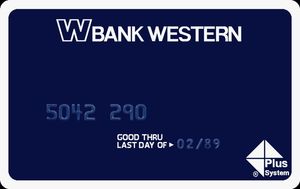 Bank Card: Bank Western ATM Card (Bank Western, United States of ...