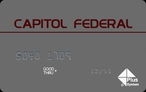 Bank Card: Capitol Federal Savings Gray ATM Card (Capitol Federal ...