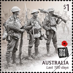 Stamp: The Last 100 Days (Australia(Centenary of World War I (5th Issue ...