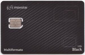 Tarjeta Telefónica: Movistar-Multiformato Black (Mobile Mexico, México ...