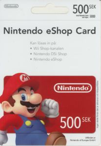 Gift Card: Nintendo eShop Card 500 (Nintendo, Sweden(Nintendo) Col:S ...