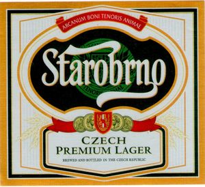 Drink Label: AHx3-Starobrno Czech Premium Lager (Pivovar Starobrno Brno ...