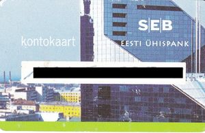 Bank Card: Account card (SEB Pank, EstoniaCol:EE-GM-0122