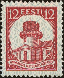 Stamp: Tartu University - Observatory (Estonia(300th Anniversary of ...