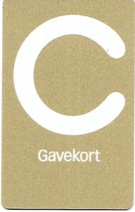 Gift Card: Cubus - Gold (Cubus, Norway(Logo) Col:NO-Cub-006
