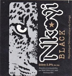 Etiqueta de Bebida: Nkoyi Black (Bracongo (Unibra), República ...