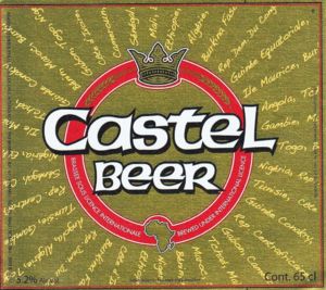 Etiqueta de bebida: Castel Beer (BRAMALI - Société Brasseries du Mali ...