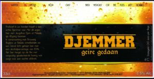 Drink Label: Djemmer Geire gedaan (Boelens, BelgiumCol:BE-BEER-022960