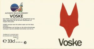 Drink Label: Voske (Boelens, BelgiumCol:BE-BEER-022982