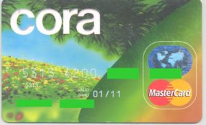 Bank Card: Cora (Cetelem, RomaniaCol:RO-MC-0330