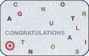Gift Card: Congratulations (Target, United States of America ...