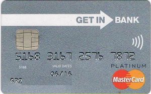 Bank Card: Mastercard Platinum (Getin Noble Bank, PolandCol:PL-MC-0357
