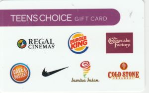 Gift Card: Teen's Choice (ChoiceCards, United States of America ...