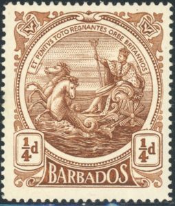 Stamp: Seal of the Colony - Large Format (Barbados(Seal of the Colony ...