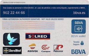 Tarjeta de Banco: Repsol mas (Banco Bilbao Vizcaya Arg., EspañaCol:ES ...
