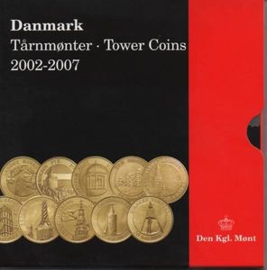 Moneda: Various Kroner (Mint set 2002-2007 - Tower coin set) (Dinamarca ...