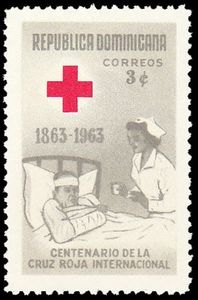 Stamp: Red Cross Centenary (Dominican RepublicMi:DO 811,Sn:DO 587,Yt:DO ...