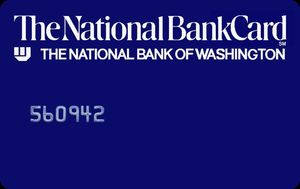 Bank Card: National Bank of Washington ATM Card (National Bank of ...