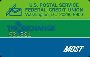 Tarjeta de Banco: US Postal Service FCU Exchange Card (US Postal ...