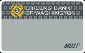 Tarjeta de Banco: Citizens Bank of Washington ATM Card (Citizens Bank ...