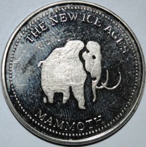 Ficha: Royal Tyrrell Museum - Mammoth (Canadá) (Souvenir Tokens) Col:CA ...