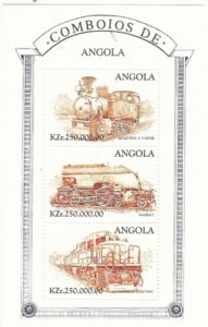 Stamp: Train from Angola (Angola(Angolan Trains (1997)) Mi:AO 1118 ...