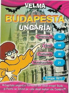 Game Card: Velma in Budapesta , Ungaria (Scooby-Doo World of Mystery ...