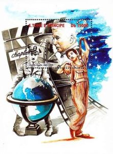 Stamp: Charlie Chaplin (São Tomé and Príncipe(Charlie Chaplin 2002) Mi ...