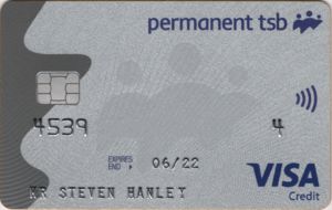 Bank Card: Permanent Tsb Visa Credit Contactless (Permanent tsb ...