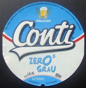 Etiqueta de bebida: Conti Zero Grau (Casa di Conti, BrasilCol:BR-BEER ...
