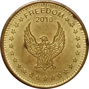 Token: Freedom 2010 / No Cash Value (23 mm) (United Kingdom of Great ...
