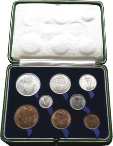 Coin: Various Pound (Proof set 1928) (Ireland) (1928~2000 - Proof sets) WCC:ps1