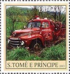 Stamp: Fire Vehicles (São Tomé and Príncipe(Fire Engines 2003) Mi:ST ...
