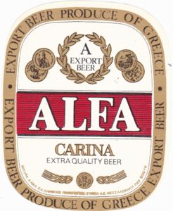 Drink Label: Alfa Carina (ZYTHEA A.E, GreeceCol:GR-BEER-000440