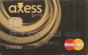 Bank Card: Axess Gold (Akbank T.A.Ş., Turkey) Col:TR-MC-0325.02